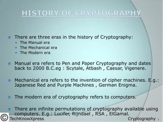 Cryptography | PPTX