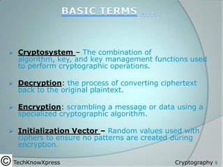 Cryptography | PPTX