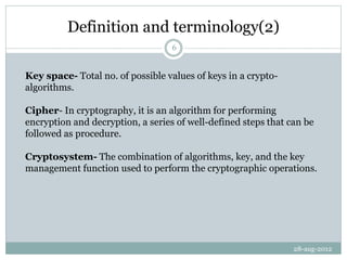 Cryptography | PPT