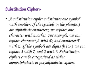 Cryptography | PPTX | Programming Languages | Computing