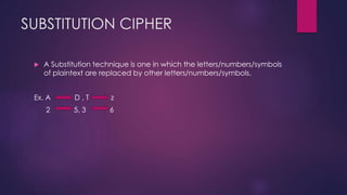 Cryptography | PPTX | Information and Network Security | Computing