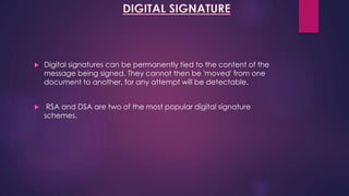 Cryptography | PPTX | Information and Network Security | Computing