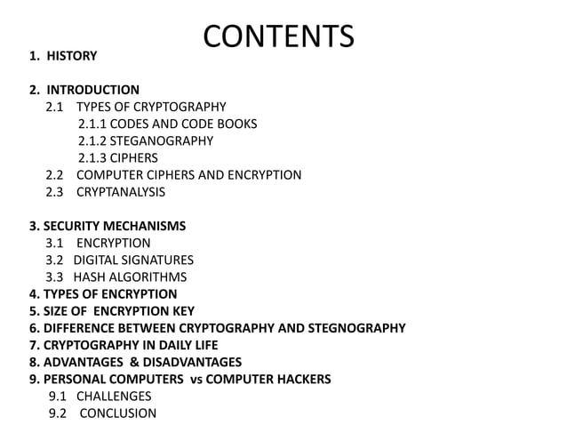 Cryptography and Network Security | PPTX | Information and Network Security | Computing