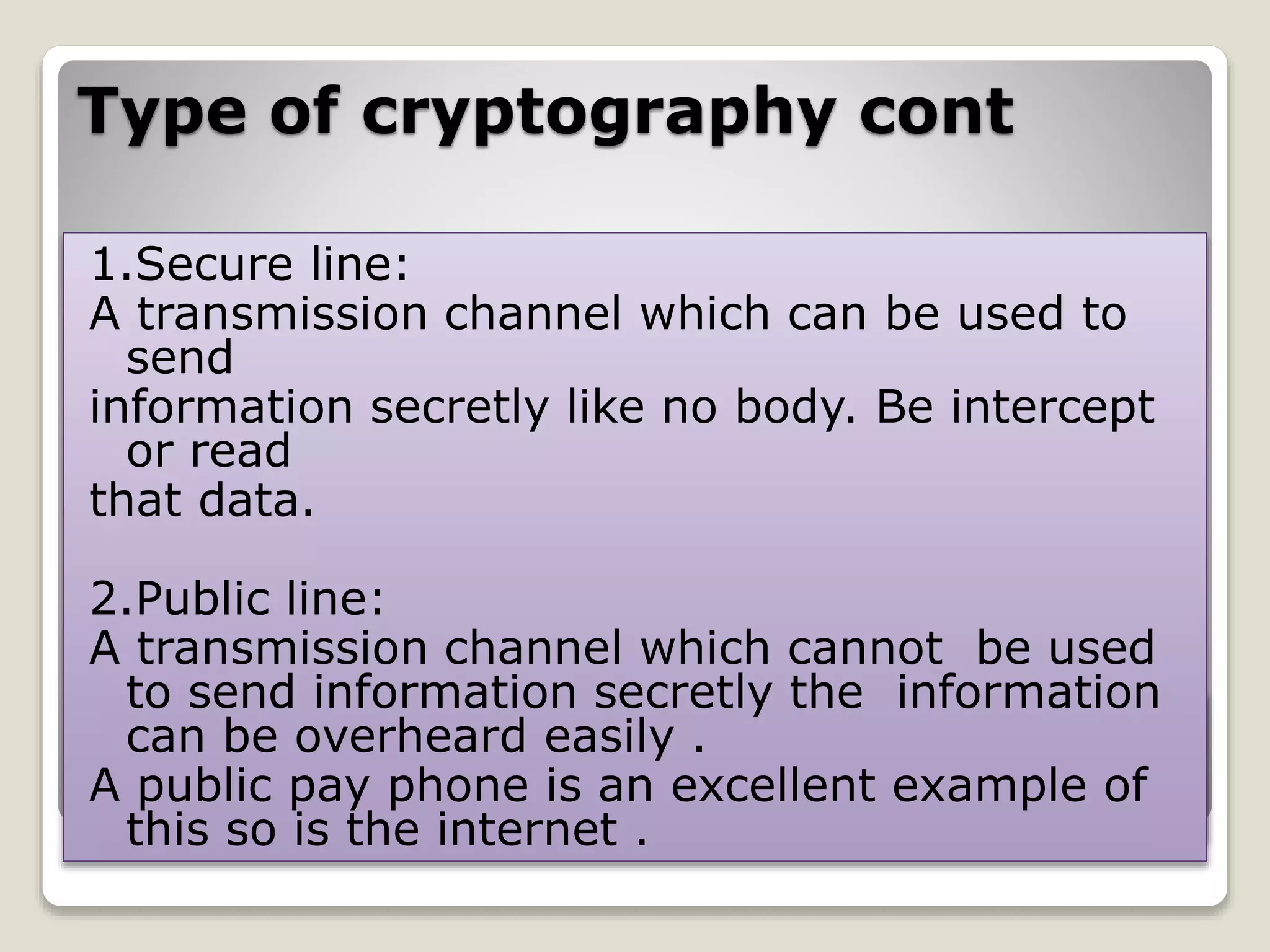 Cryptography | PPT | Free Download