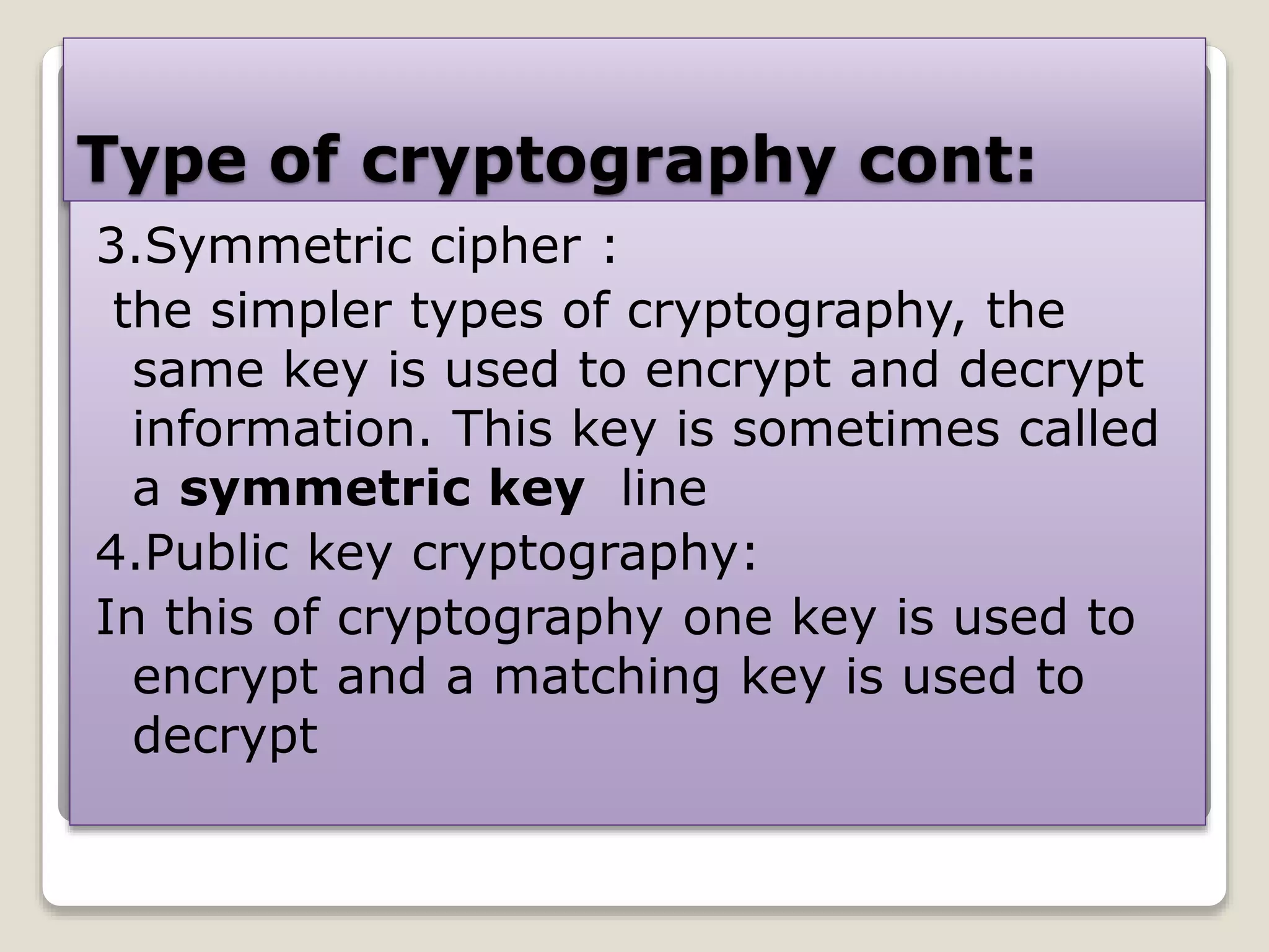 Cryptography | PPT