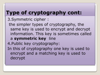 Cryptography | PPT