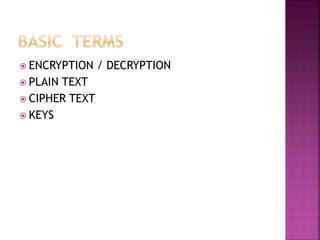 Introduction to Cryptography | PPT