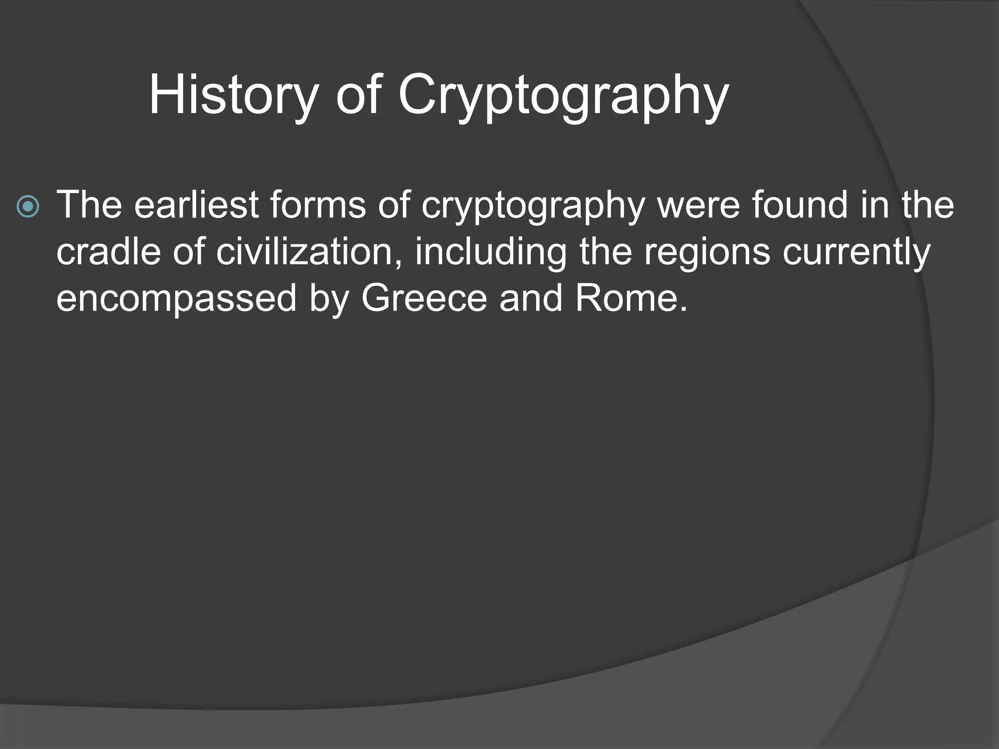 Cryptography | PPTX