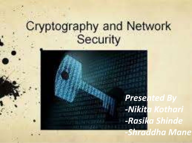 Cryptography and network security | PPT