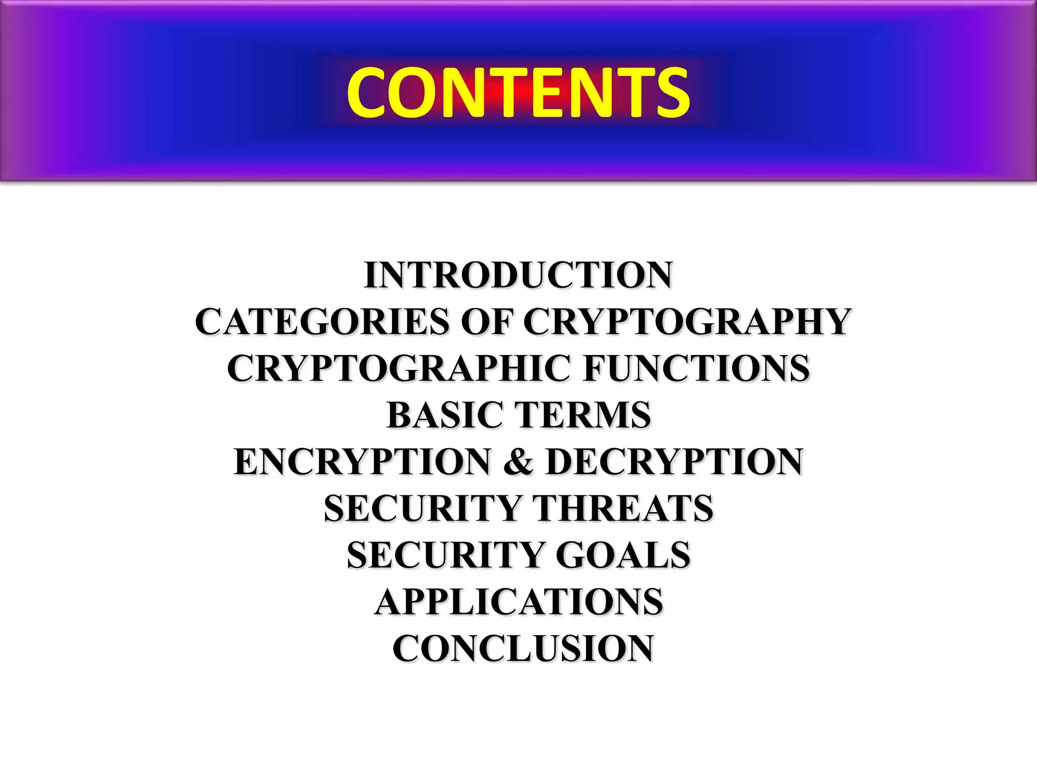 Cryptography | PPTX