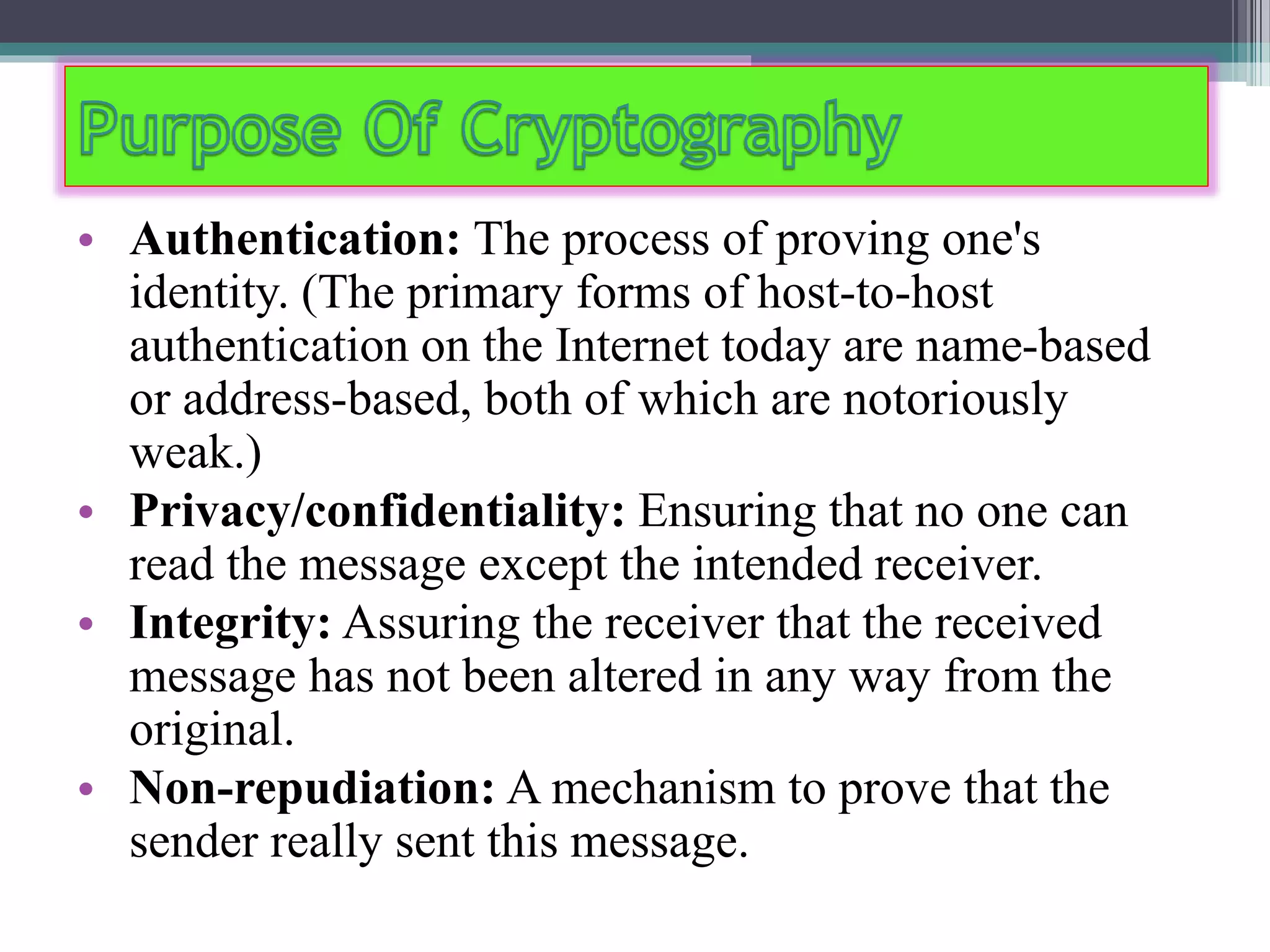 Cryptography | PPT