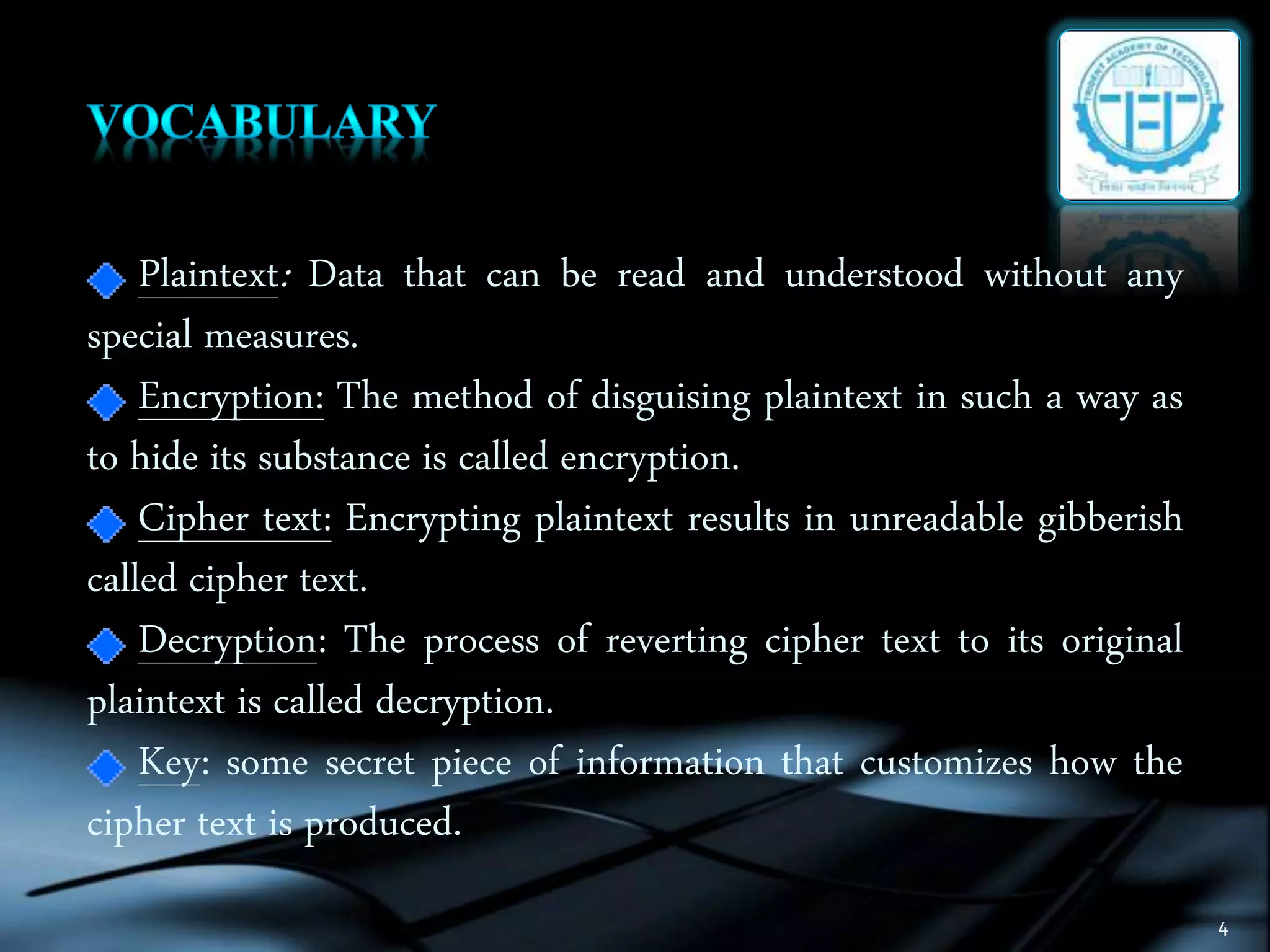 Cryptography | PPT