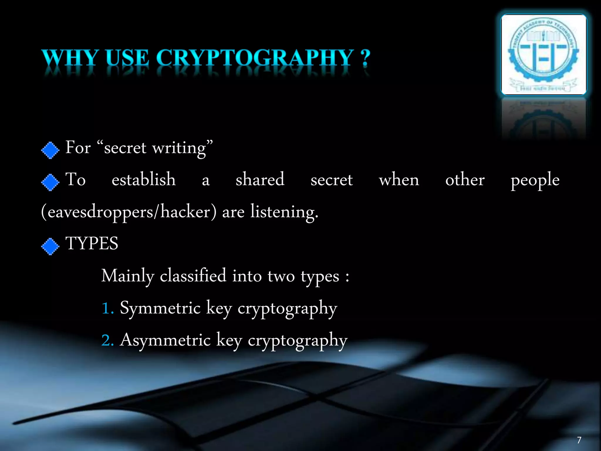 Cryptography | PPT