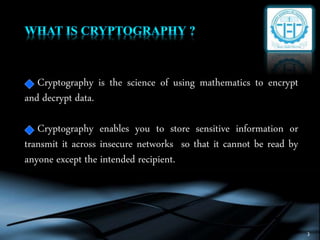 Cryptography | PPT