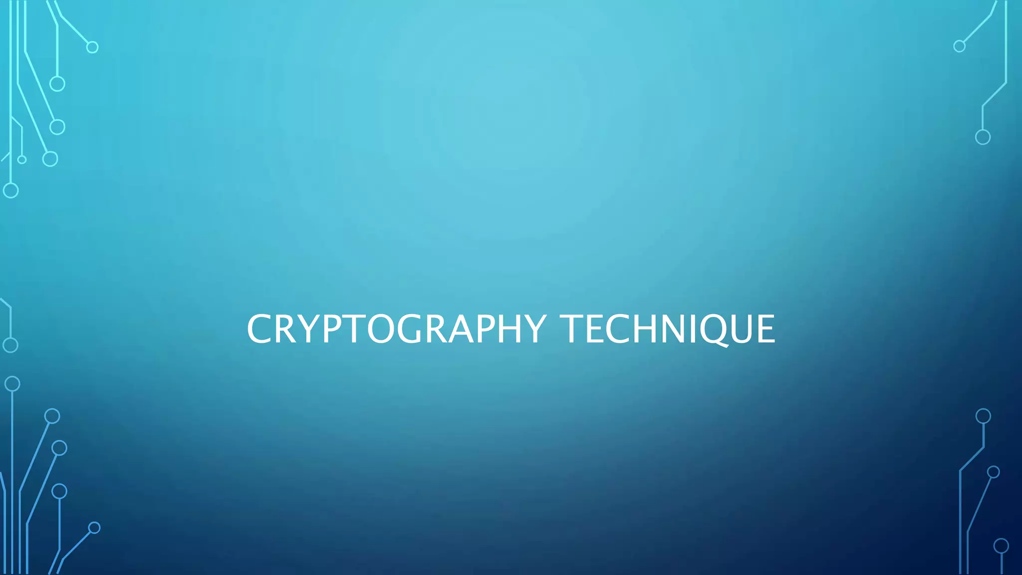 Cryptography | PPTX
