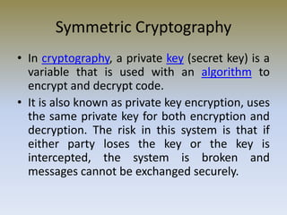 Cryptography | PPT