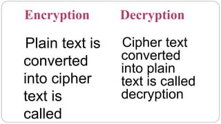 Cryptography | PPT