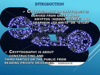 Cryptography | PPTX