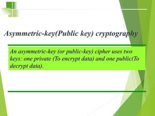 cryptography | PPT