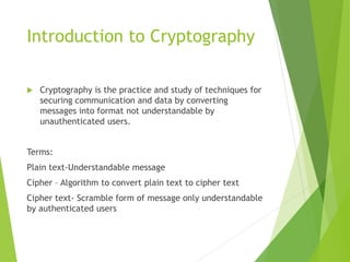 cryptography | PPT