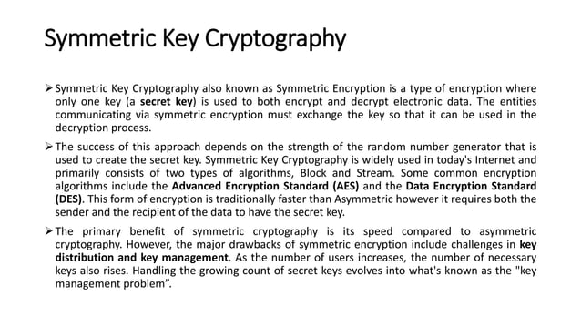 Fundamental Concept of Cryptography in Computer Security | PPT
