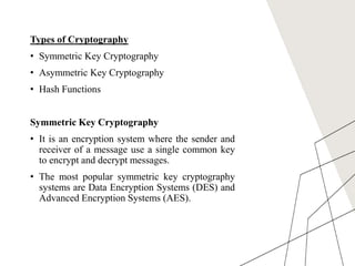 CRYPTOGRAPHY and its applications .pptx