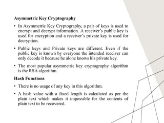 CRYPTOGRAPHY and its applications .pptx