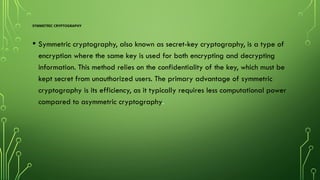 Cryptography .pptx | Programming Languages | Computing