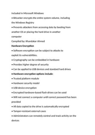 cryptography in engineering related as software | PDF