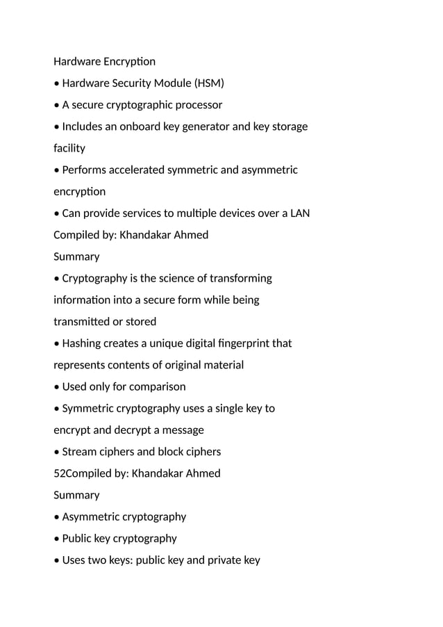 cryptography in engineering related as software | PDF