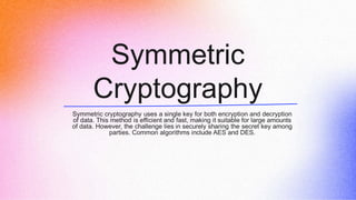 cryptography presentation for sem 6 students | PDF
