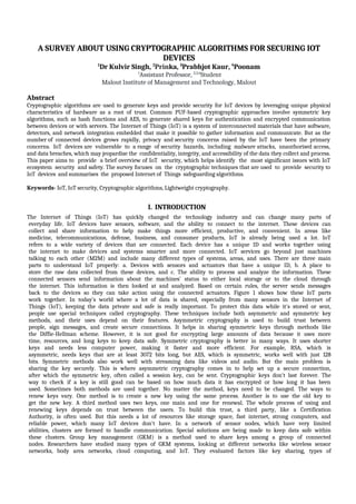 A SURVEY ABOUT USING CRYPTOGRAPHIC ALGORITHM | DOCX