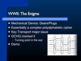 Cryptography - A Brief History | PPT