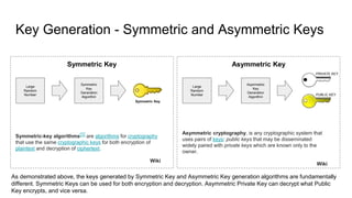 Cryptography - Simplified - Key Generation - Asymmetric Keys | PPTX ...
