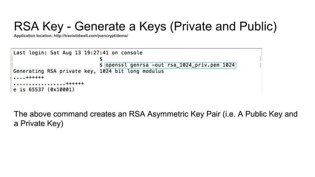 Cryptography - Simplified - Key Generation - Asymmetric Keys | PPT