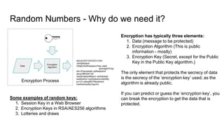 Cryptography - 5 minutes series - Random Numbers | PPTX | Computing ...