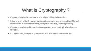Cryptography | PPT