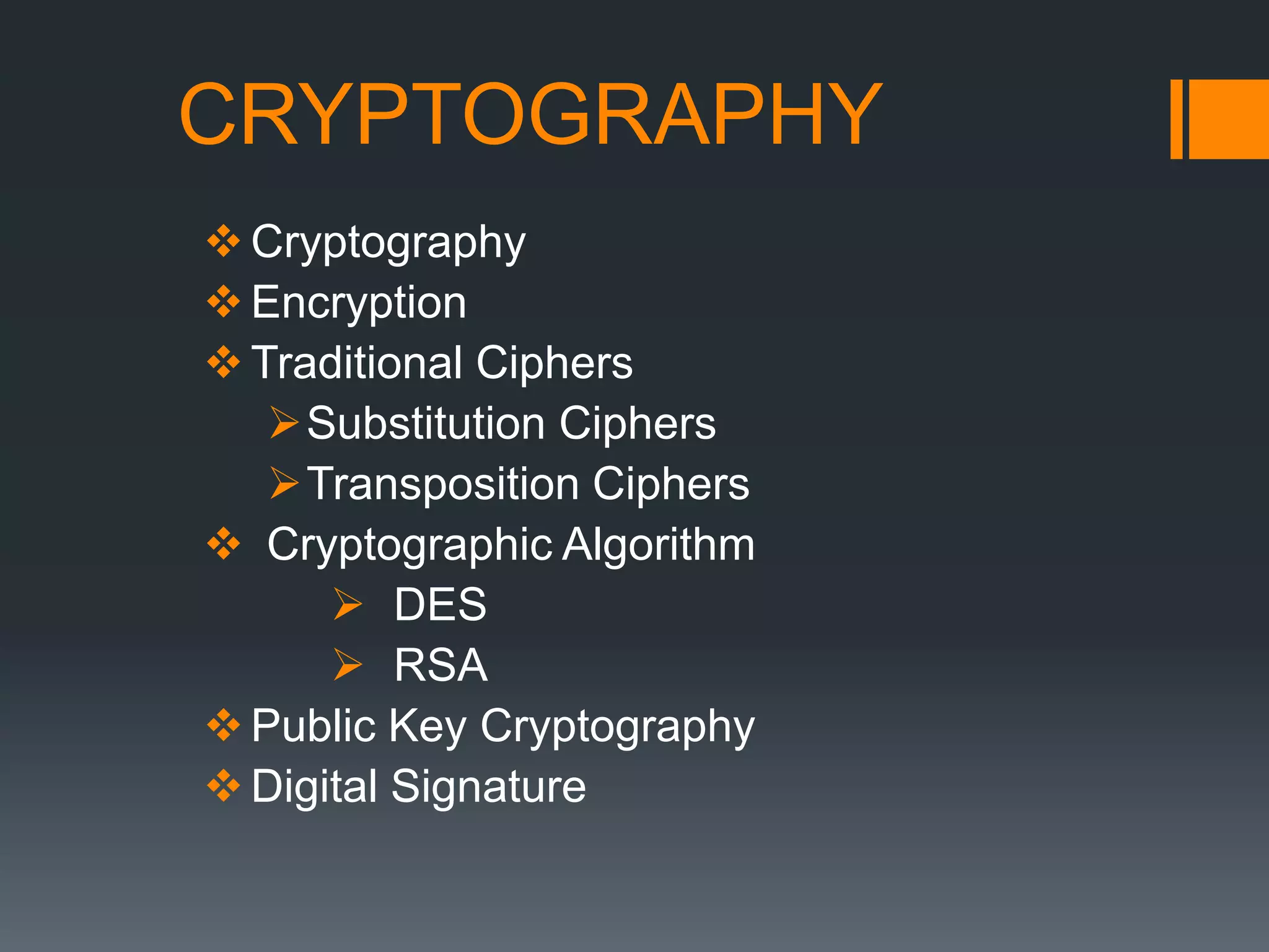 Cryptography | PPTX