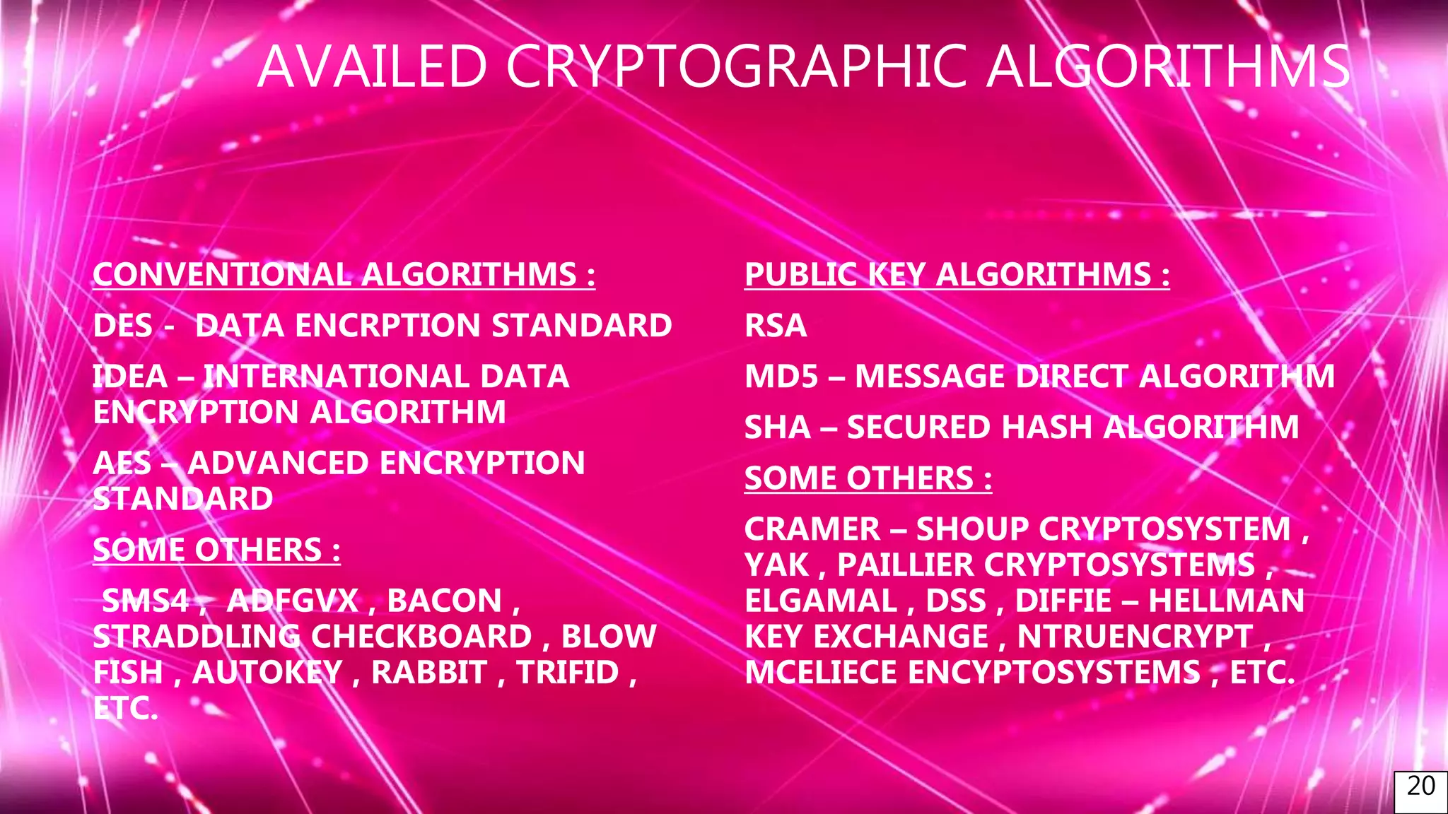Cryptography (1) | PPT