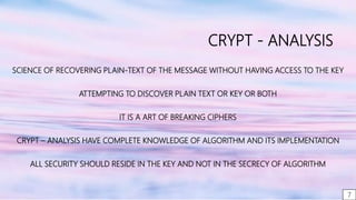 Cryptography (1) | PPT