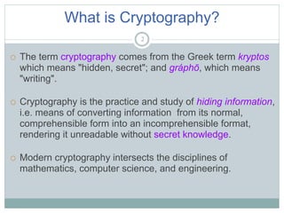 Cryptography (Revised Edition) | PPTX | Information and Network Security | Computing
