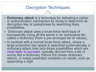 Cryptography (Revised Edition) | PPTX | Information and Network Security | Computing