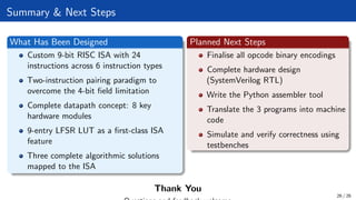 cryptography_8_bit_processor_ppt proposal for encryption and decryption.pdf