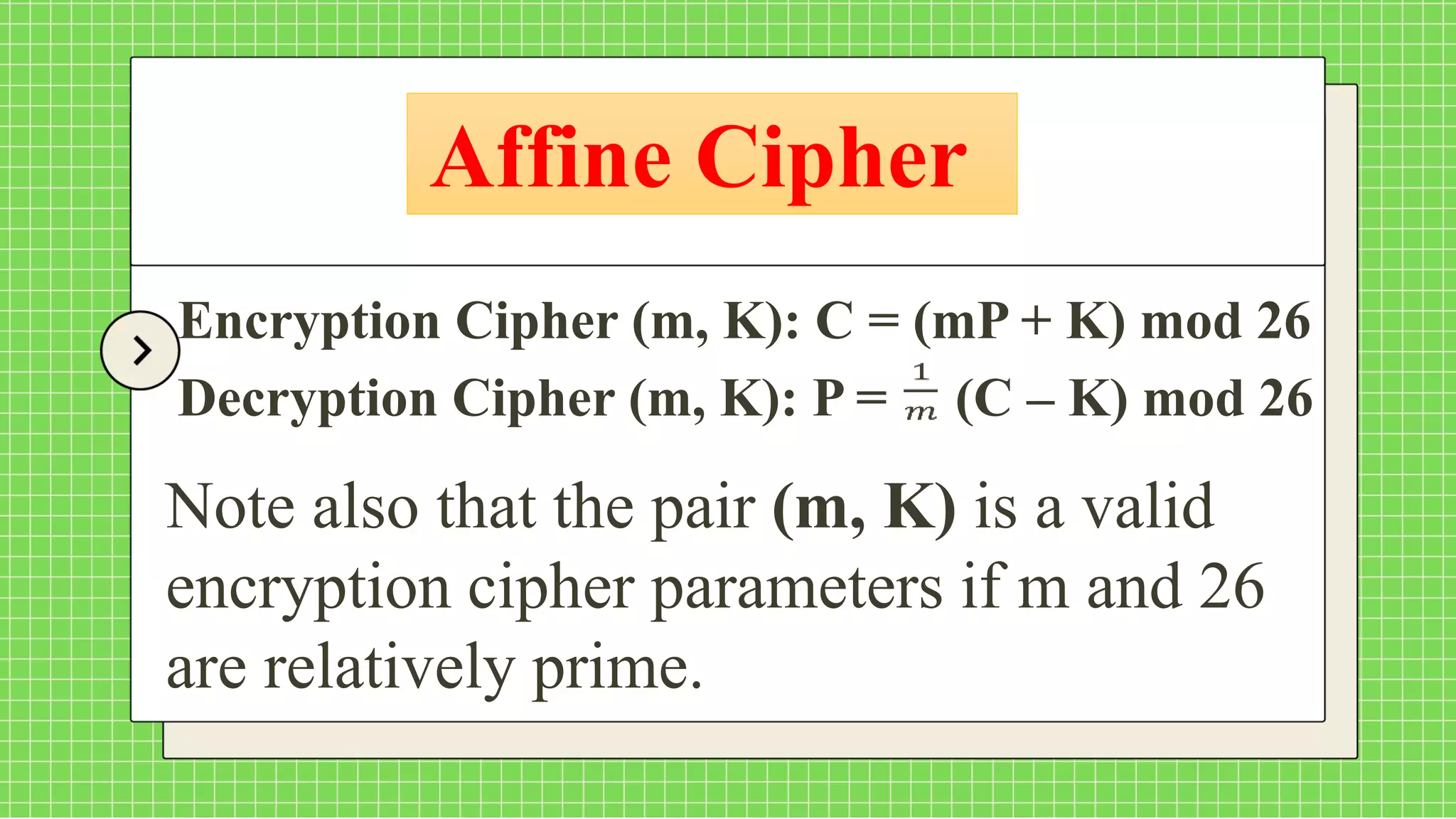 Cryptography (Affine Cipher) Ian Christine Mario.pptx