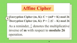 Cryptography (Affine Cipher) Ian Christine Mario.pptx