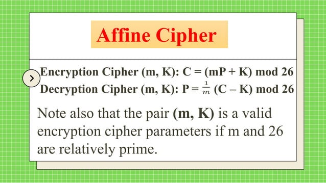 Cryptography (Affine Cipher) Ian Christine Mario.pptx