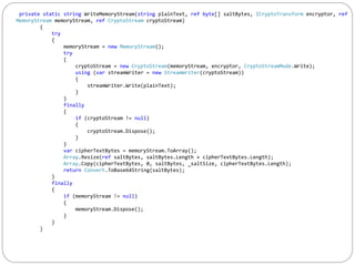 Cryptography and .NET