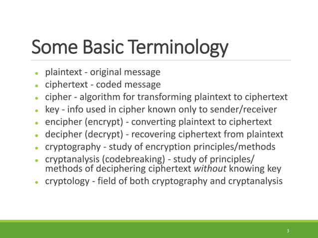 Cryptography and applications | PPTX | Programming Languages | Computing