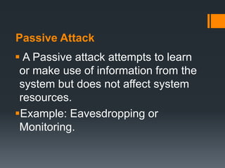 Cryptography and attacks ins | PPTX