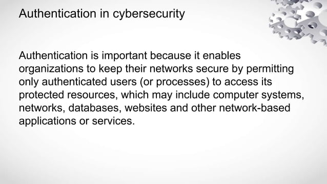 Cryptography and authentication | PPTX | Operating Systems | Computer Software and Applications